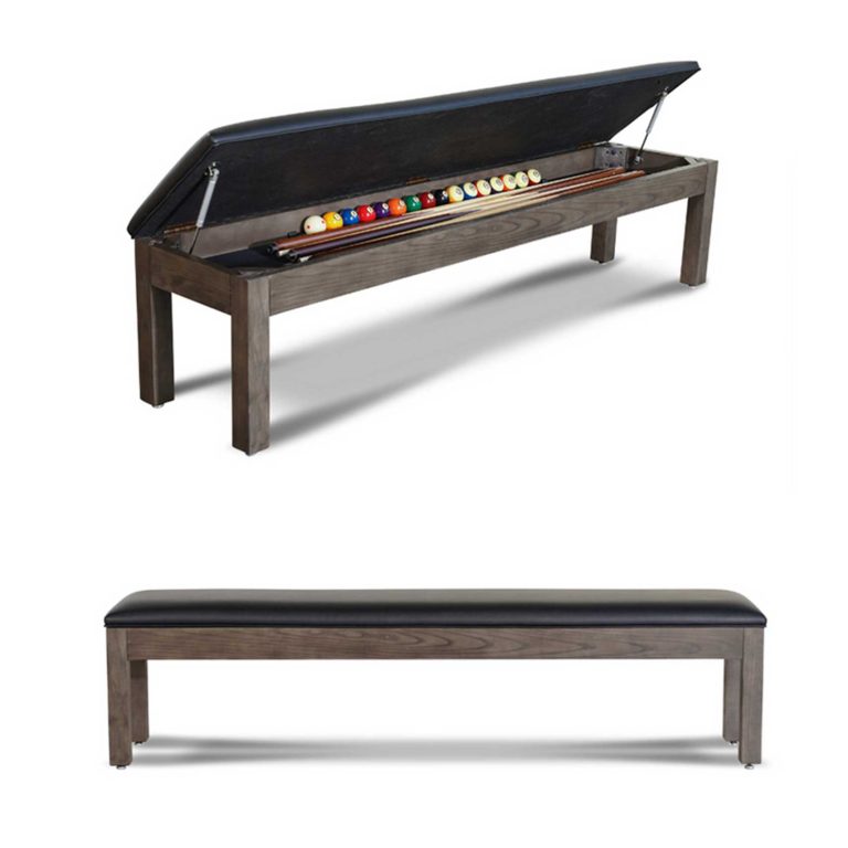 PTP Dining Bench with 75″ Storage - Pool Table Pete